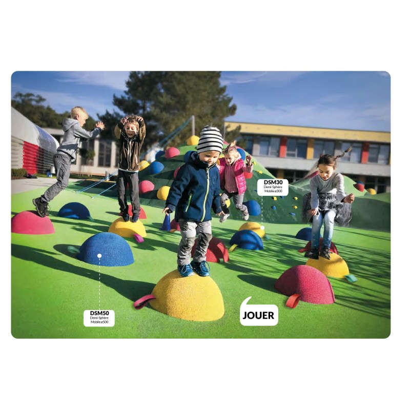 DEMI-SPHERE MOBILE Diamètre 300 en EPDM